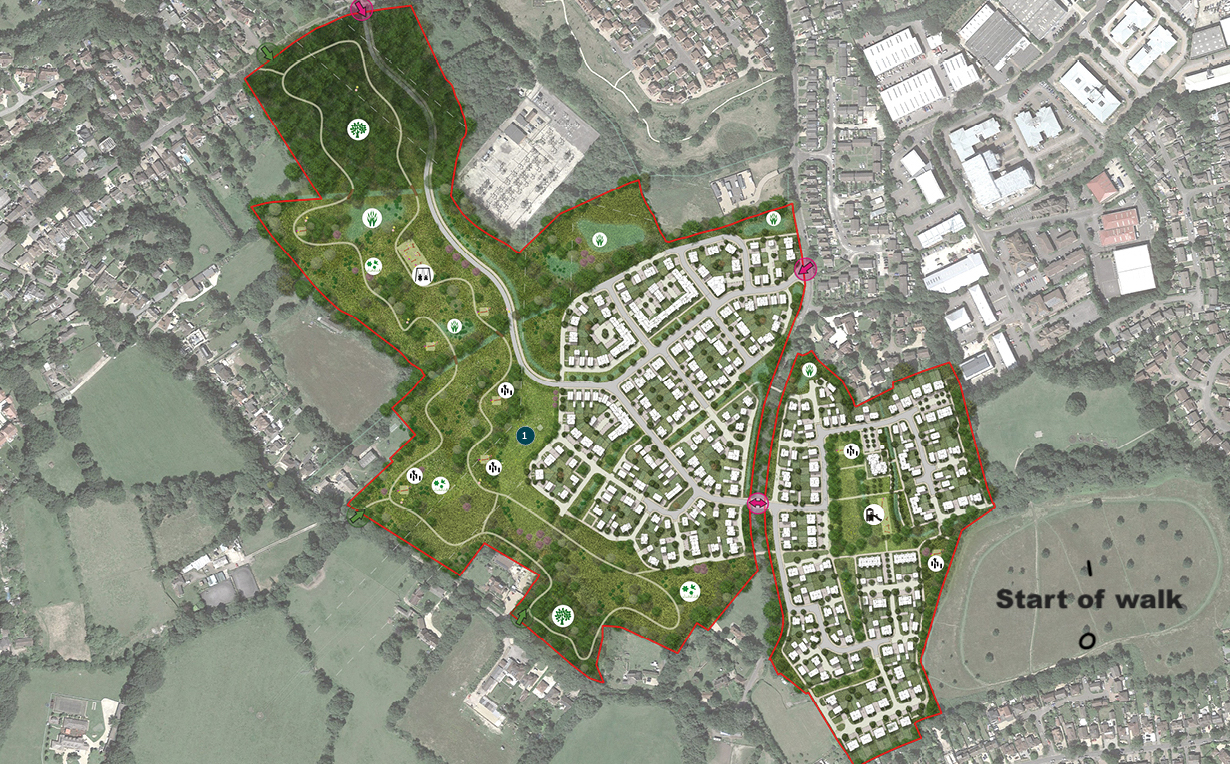 Community Walk to view site of proposed Blagrove Medows development ...